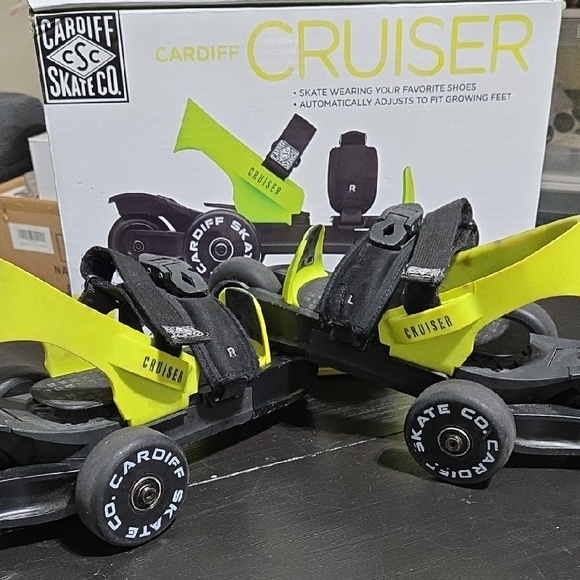 Cardiff Skate Co | Toys | Cruiser Adjustable Kids Skates Black And ...
